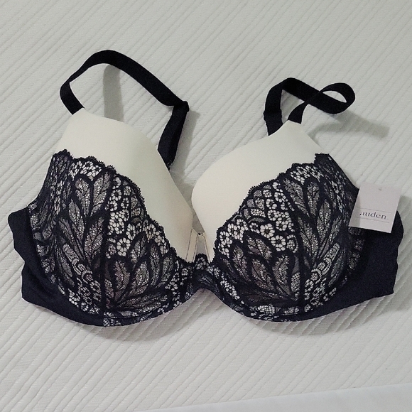 Auden | Intimates & Sleepwear | Auden Black And White Lace Underwire ...